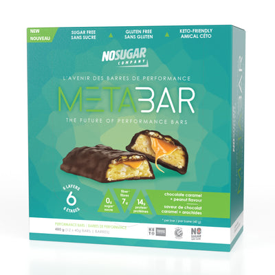 Shop No Sugar METABAR | Chocolate Caramel and Peanut Flavour - No Sugar ...